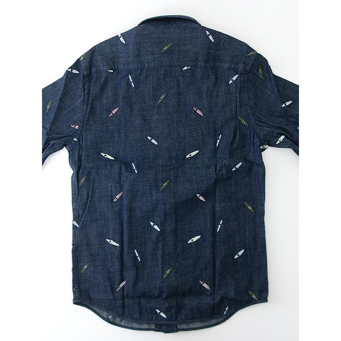 JACOB COHEN ヤコブコーエン デニムシャツ/カヤック刺繍 イタリア製 インディゴブルー ja3140279 : ROOTWEB - 通販 - Yahoo!ショッピング