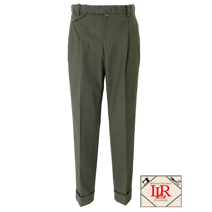 Laboratory of Last Resort 2プリーツコットントラウザーズ/ヴィンテージコットンツイル ミリタリーグリーン llr461603 : ROOTWEB - 通販 ...