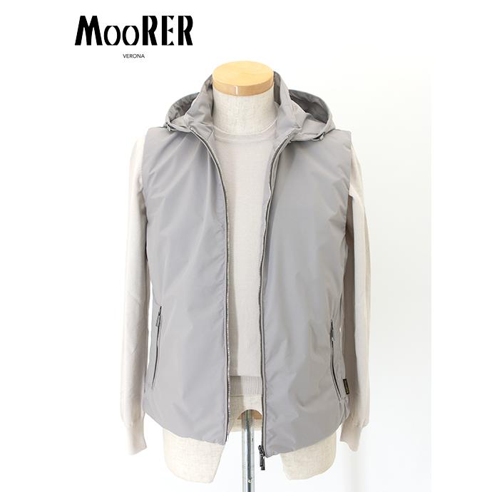 ムーレー MOORER 撥水フーデッドベスト/LUIS-STP イタリア製 グレージュ moo482401 : moo482401-1 : ROOTWEB - 通販 - Yahoo!ショッピング
