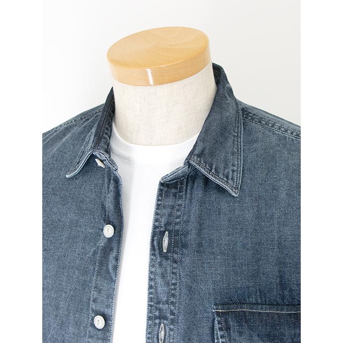 オリジナルヴィンテージスタイル Original Vintage Style オーバーシャツ/シャツアウター/ネイビーデニム イタリア製 ネイビー ovs500803 : ROOTWEB ...