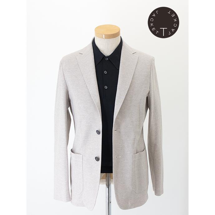 T-JACKET ティージャケット T JACKET イージージャケット/コットンジャガードジャージー イタリア製 ベージュ tja481001 : ROOTWEB - 通販 - Yahoo ...