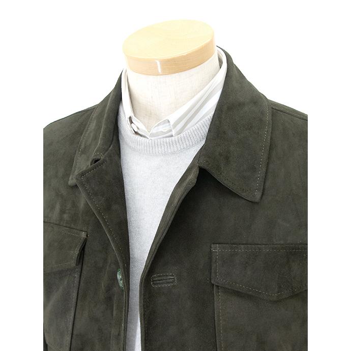 ボウ VOW スエードサファリジャケット イタリア製 フォレストグリーン vow482001 : ROOTWEB - 通販 - Yahoo!ショッピング