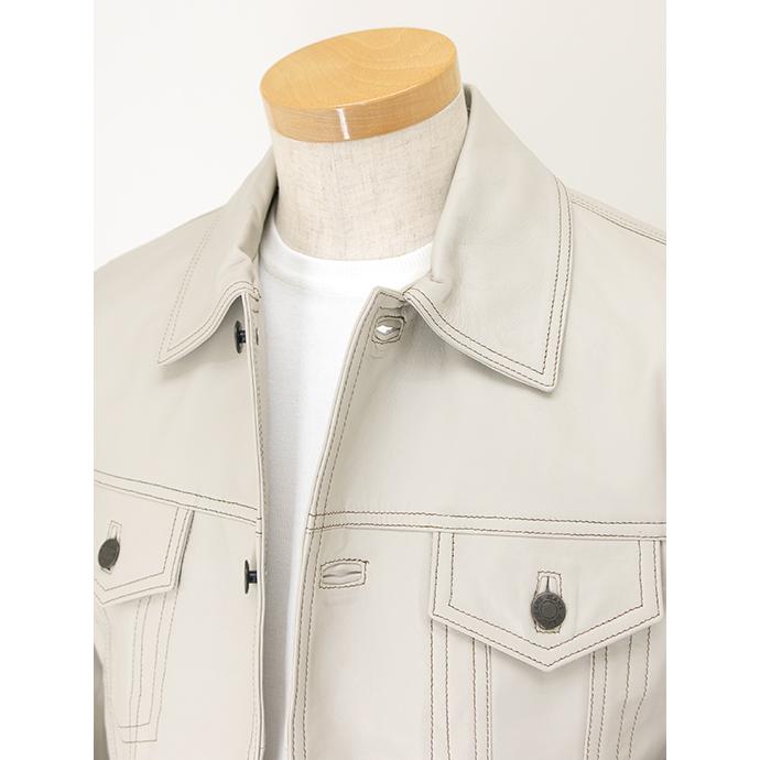 ボウ VOW レザーGジャン/ラムナッパ イタリア製 エクリュ vow500605 : ROOTWEB - 通販 - Yahoo!ショッピング