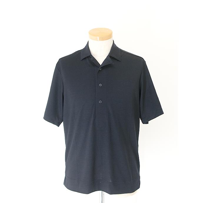 ボウ VOW ウールポロシャツ/Super150'sジャージー/ヴィンテージオープンカラー2.0/洗濯可 日本製 ブラックネイビー vow500801 : ROOTWEB - 通販 ...