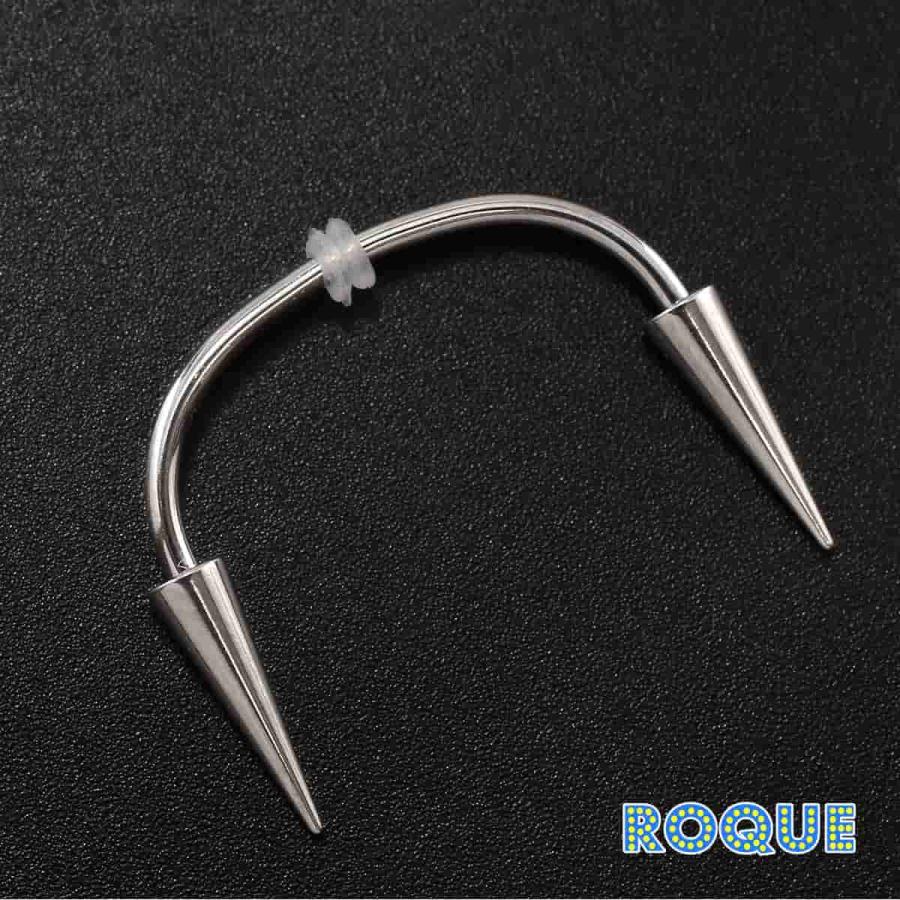 ROQUE ボディピアス 16G 14G Oリング付き スパイクコーン サーフェイスバーベル(1個売り)(オマケ革命) : ボディピアス&軟骨ピアス ROQUE - 通販 - Yahoo!ショッピング