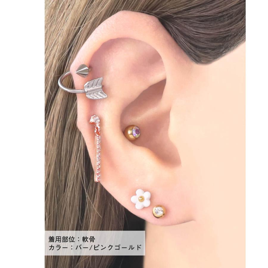 ボディピアス 16G シンプル3デザイン ジュエル ストレートバーベル(1個売り)(オマケ革命) : kst-ba059-n3 : ボディ ...
