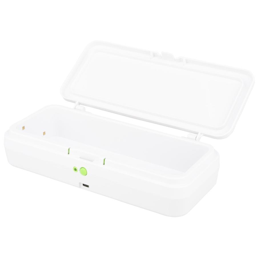 WB Japan UVC除菌ボックス バッテリー搭載モデル バッテリー内蔵 10分で除菌 第三者機関除菌効果試験済 UVC265nm 紫外線消毒器 除菌器 歯ブラシ消毒 :uv20batt ...