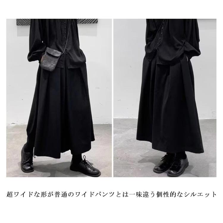 袴パンツ メンズ レディース ワイドパンツ ハカマパンツ 9分丈 袴パンツ メンズ レディース ワイドパンツ ハカマパンツ 9分丈