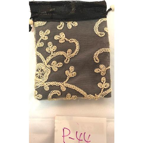 ★メール便全国送料無料★ カラフル メッシュ エスニック 刺繍 巾着 おまとめがお得 P-044 : びーだまヤフー店 - 通販 - Yahoo!ショッピング