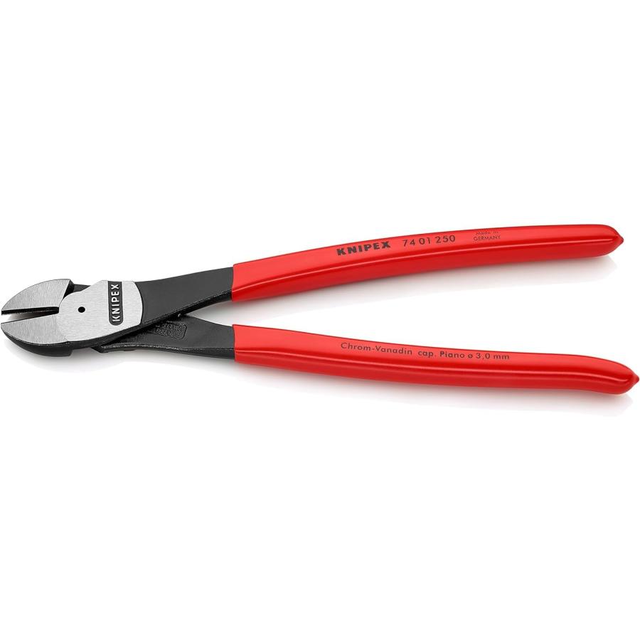 クニペックス KNIPEX 7401-250 強力型斜ニッパー(硬線用) (SB) : Rose Cheek - 通販 - Yahoo!ショッピング