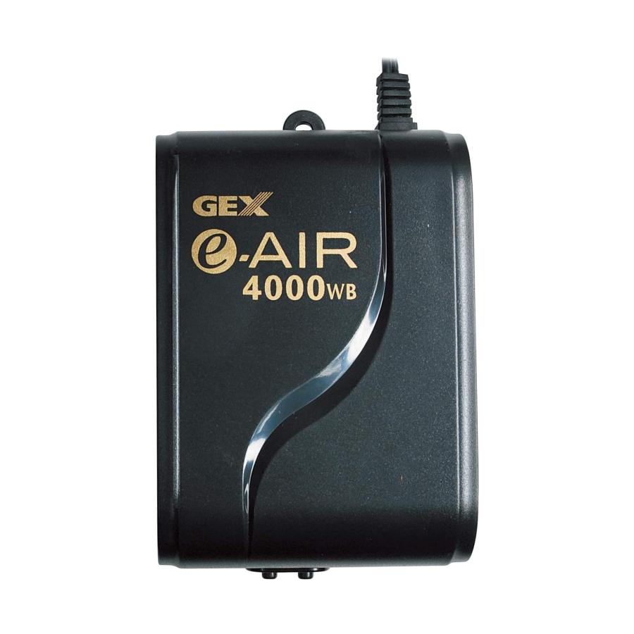 ジェックス GEX AIR PUMP e‐AIR 4000WB 吐出口数2口 水深40cm以下、幅60cm水槽以下 静音エアーポンプ : Rose Cheek - 通販 - Yahoo!ショッピング