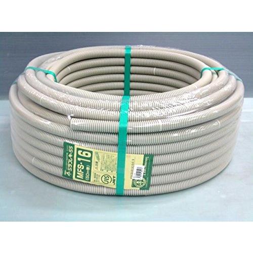 未来工業 ミラフレキSS PFS 50m巻 ベージュ MFS-16 : Rose Cheek - 通販 - Yahoo!ショッピング