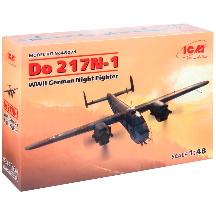 アイシーエム ICM 1/48 ドイツ空軍 ドルニエDo217N-1 夜間戦闘機 プラモデル 48271 グレー L : Rose Cheek ...