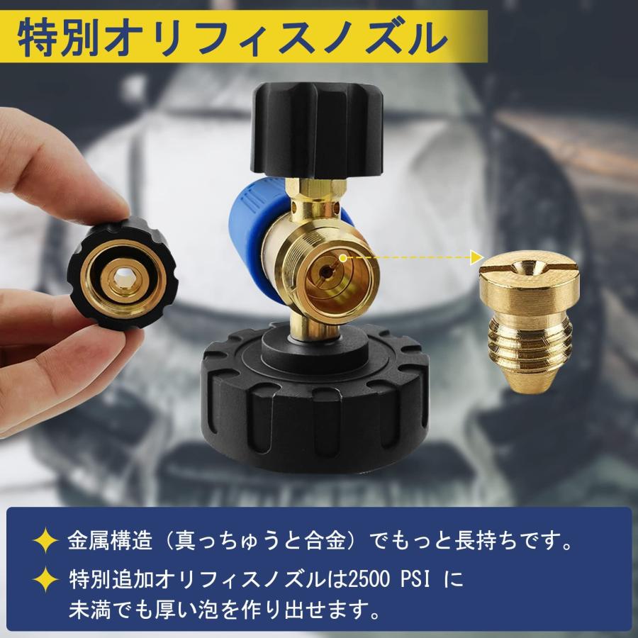 【再入荷して完了】ankonケルヒャーフォームガンケルヒャー フォームノズル1L スノーフォームランス まっちゅう製コネクター ケルヒャーフォームガン : Rose Cheek - 通販 ...