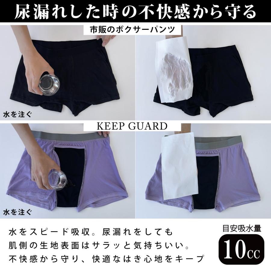 【KEEP GUARD】ボクサーパンツ キープガード 尿漏れ対応 ナノファイン加工パンツ 男性用 メンズ 失禁パンツ 抗菌防臭 :437004:ローズマダム - 通販 - Yahoo!ショッピング