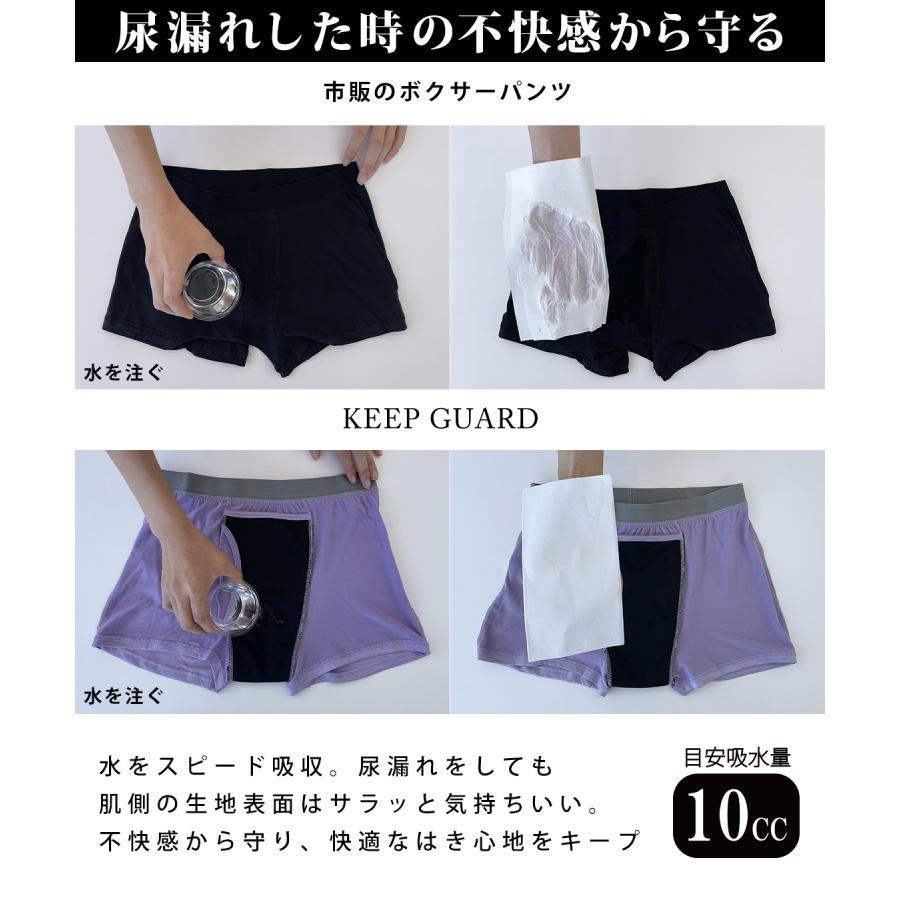 【KEEP GUARD】ボクサーパンツ キープガード 尿漏れ対応 ナノファイン加工パンツ 男性用 メンズ 失禁パンツ 抗菌防臭 : ローズマダム - 通販 - Yahoo!ショッピング