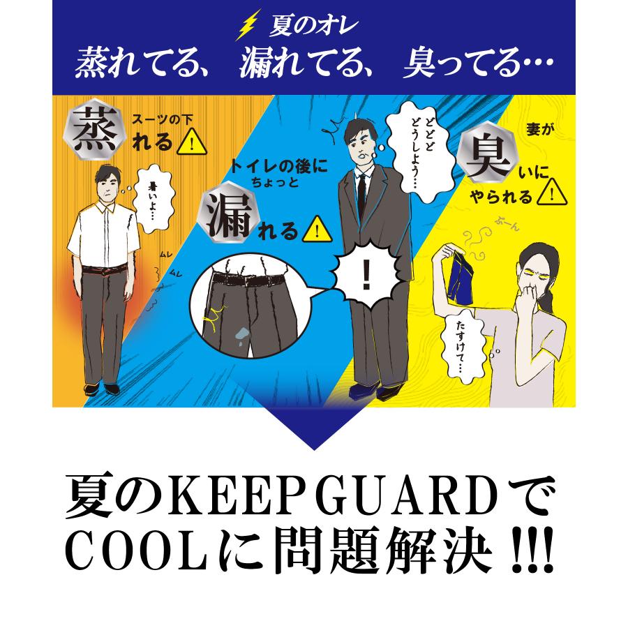 【KEEP GUARD】DRY＆COOL ボクサーパンツ キープガード 尿漏れ対応 接触冷感 ドライ加工 吸汗速乾 消臭 : ローズマダム - 通販 - Yahoo!ショッピング