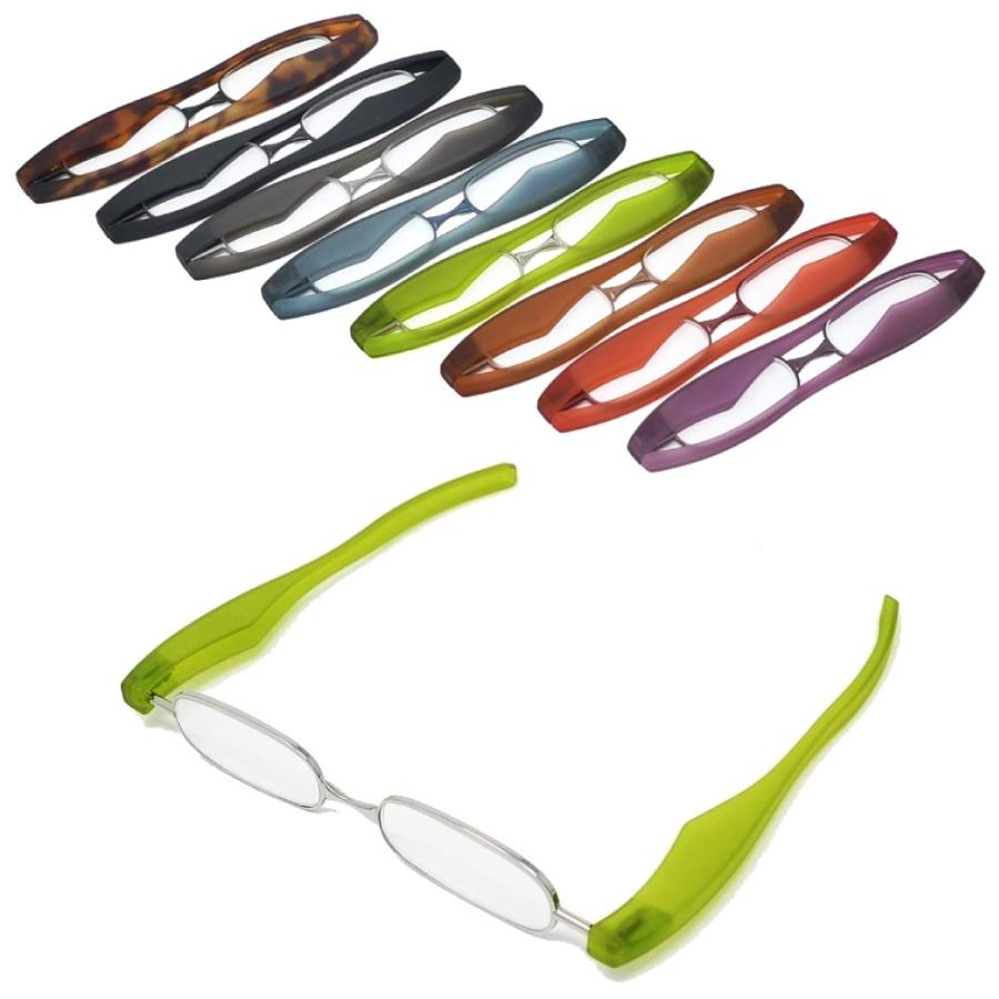 【ポッドリーダー スマート】超軽量 コンパクトな折りたたみ式 老眼鏡 8色 +1.0~+3.0 胸ポケットに入るサイズ Podreader (+3.0 : RoseShop - 通販 ...