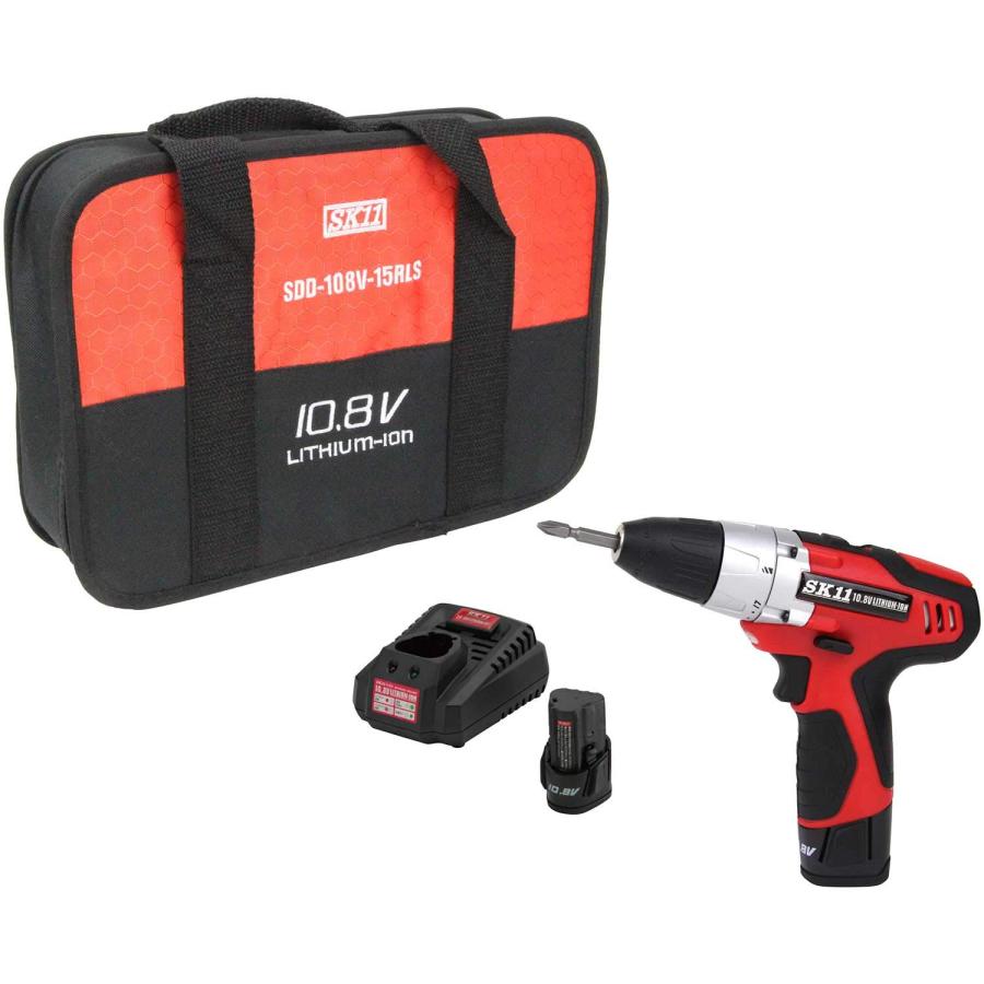 SK11(エスケー11) 10.8V 充電ドリルドライバー SDD-108V-15RLS : RoseShop - 通販 - Yahoo!ショッピング