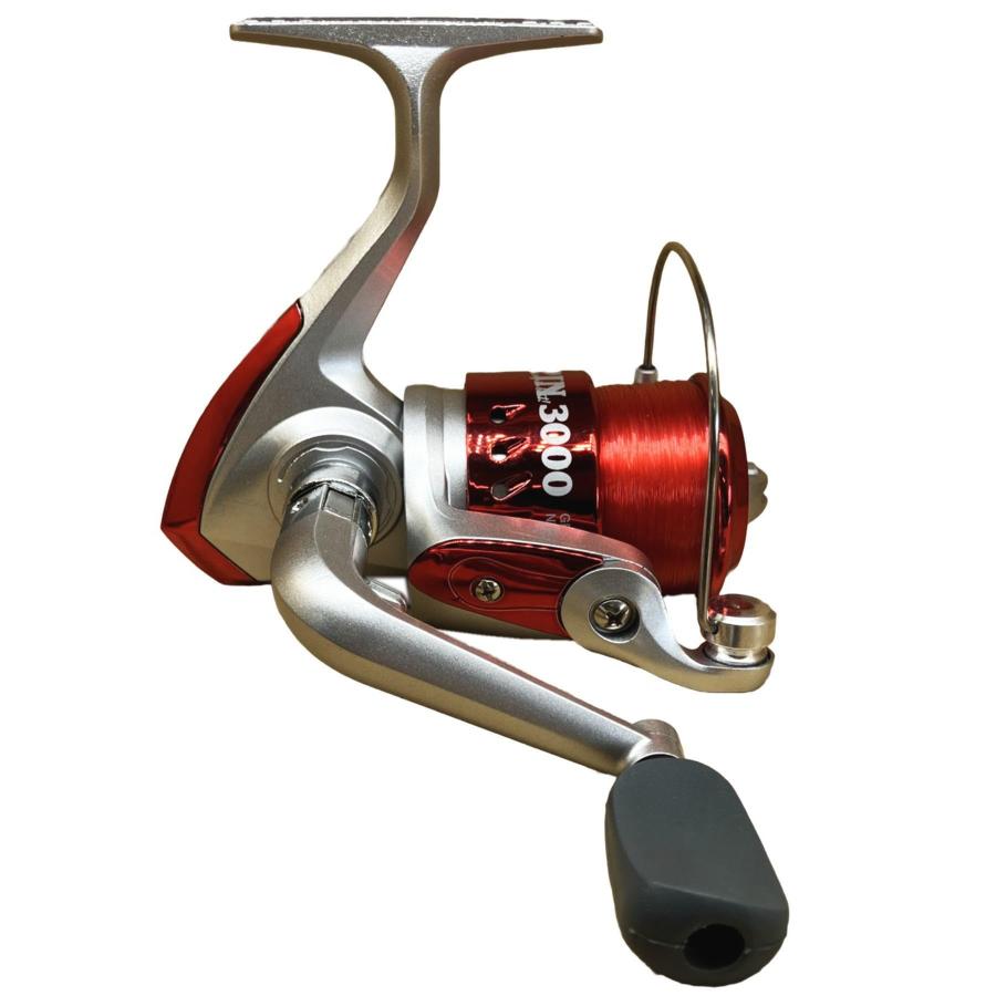 ライズウェイ(Riseway) 糸付きスピニングリール ベーシックスピン 3000 4号-110m付き レッド : RoseShop - 通販 - Yahoo!ショッピング