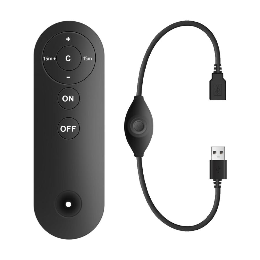 RYE LED テープライト リモコンUSBレシーバー 明るさ調整、カウントダウンタイマーによる消灯、1対多の照明制御，5V USBコネクタLEDスト : RoseShop - 通販 ...