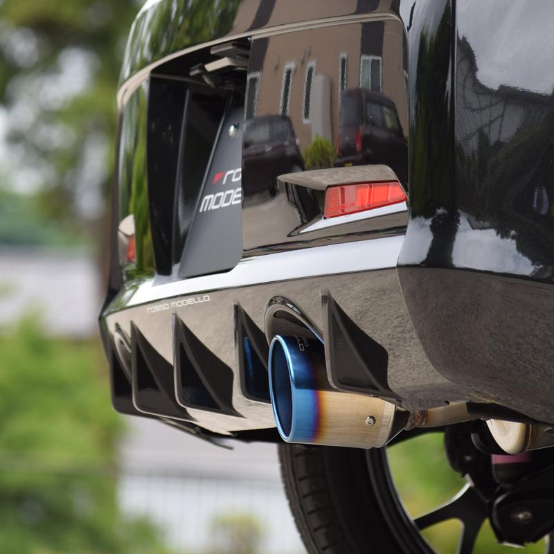 ROSSO MODELLO ガーニッシュセット 軽量化 片側出し コペン GR SPORT マフラー COLBASSO Ti-R LA400A LA400K ロッソモデロ GRスポーツ カラー ...