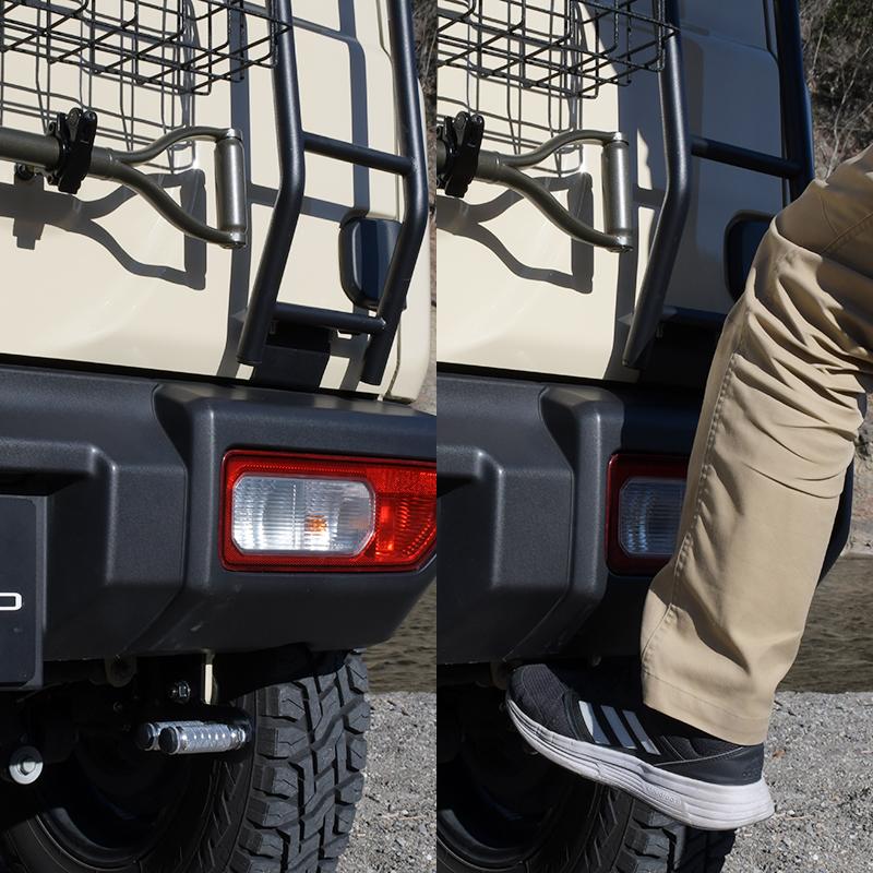 ROSSO MODELLO IKUSA リアステップ ジムニー JB64W シエラ JB74W ノマド JC74W 踏み台 簡単設置 THE FIRST STEP ロッソモデロ : ロッソモデ ...