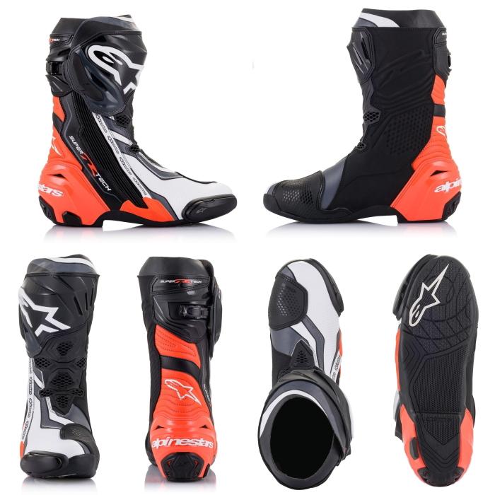 アルパインスターズ Alpinestars 2220021 SUPERTECH-R BOOT (1329 BLACK RED.F WHITE GRAY) スーパーテックR ブーツ (ブラック ...