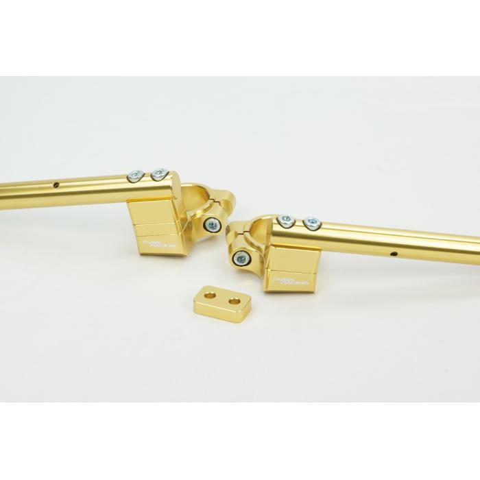 OVER RACING ラフアンドロード限定販売 OVERRACING 55-86-11G スポーツライディング ハンドルキット (KAWASAKI : ZX-4R/25R) ゴールド ...