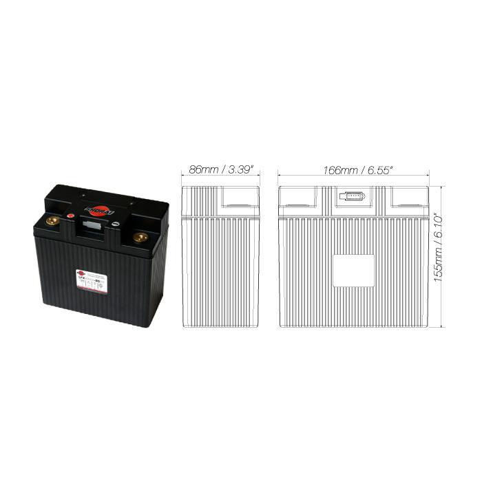 SHORAI SHORAI(ショーライ) LFX36L3-BS12 リチウムフェライトバッテリー バイク 正規取扱店 (ユアサ適合 Y60-N24L-A/53030) : ラフアンドロード ...