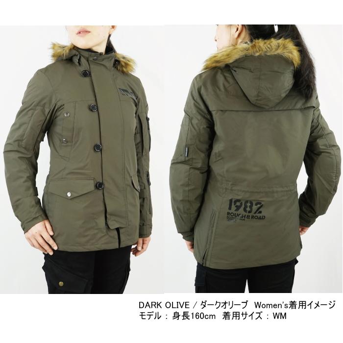 サイズ交換可能 ラフアンドロード RR7750 N-3BRプリマロフト(R)ウインタージャケット バイク 冬 極寒 インナー・プロテクター標準装備 ROUGH&ROAD :RR7750:ラフ ...