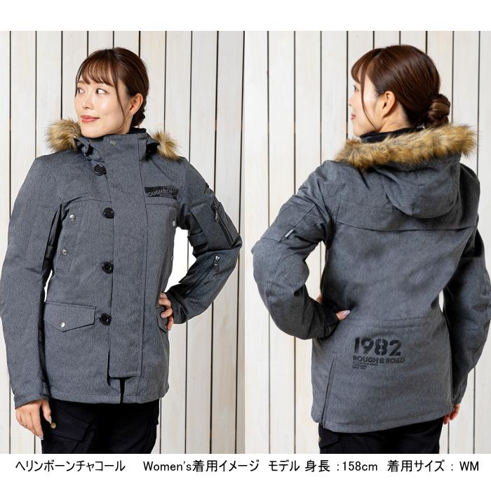 ラフ＆ロード サイズ交換可能 ラフアンドロード RR7750 N-3BRプリマロフト(R)ウインタージャケット (インナー・プロテクター標準装備) バイク 冬 極寒 中綿入 ROUGH ...