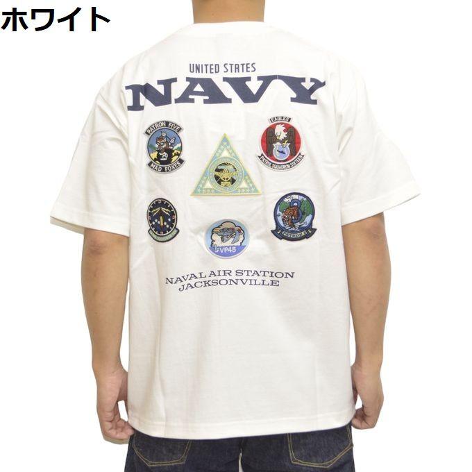 AVIREX（アヴィレックス） 783-4134025 半袖Tシャツ NAS JAX パトロール スコードロン パッチ Tシャツ アビレックス ...