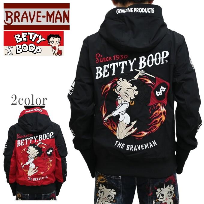 BETTY BOOP ブレイブマン ベティブープ BBB-2455 三層ストレッチ ボンディング ジャケット 高耐水 高撥水加工 BRAVE MAN : Rough Riders - 通販 ...