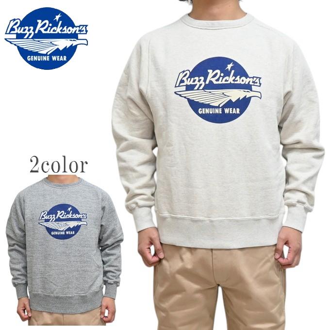 BUZZ RICKSON'S バズリクソンズ RICKSONS BR69507 フリーダムスリーヴ スウェット シャツ トレーナー ロゴ ミリタリー メンズ : Rough Riders ...