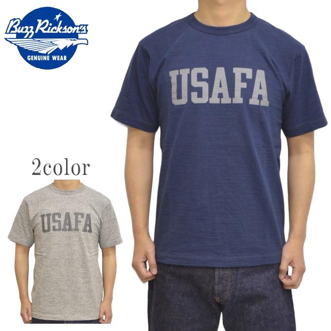BUZZ RICKSON'S バズリクソンズ RICKSONS BR79180 スラブヤーン 半袖Tシャツ USAFA AIR FORCE ACADEMY ミリタリー メンズ トップス ...