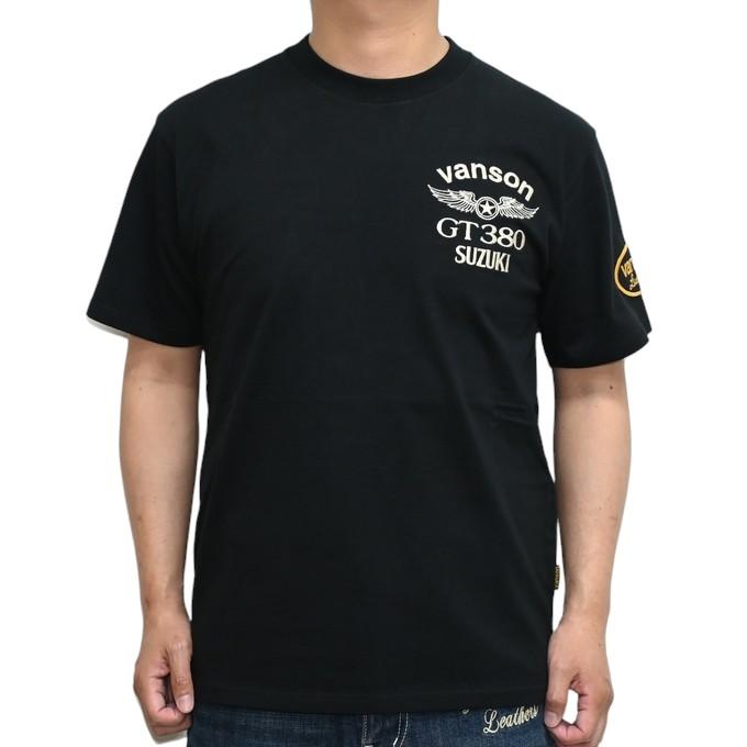 VANSON バンソン スズキ SMV-2401 半袖Tシャツ 天竺半袖TEE GT380 1972年式 SUZUKI コラボ トップス メンズ : Rough Riders - 通販 ...
