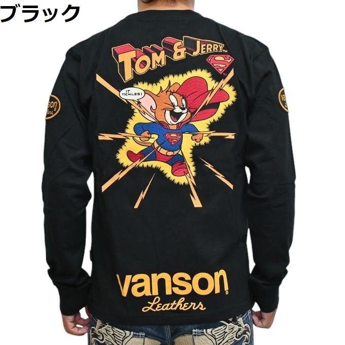 VANSON バンソン トムとジェリー TJV-2439 天竺 長袖Tシャツ ロンT ワーナー 100周年記念モデル ジェリー スーパーマン メンズ : Rough Riders - 通販 ...