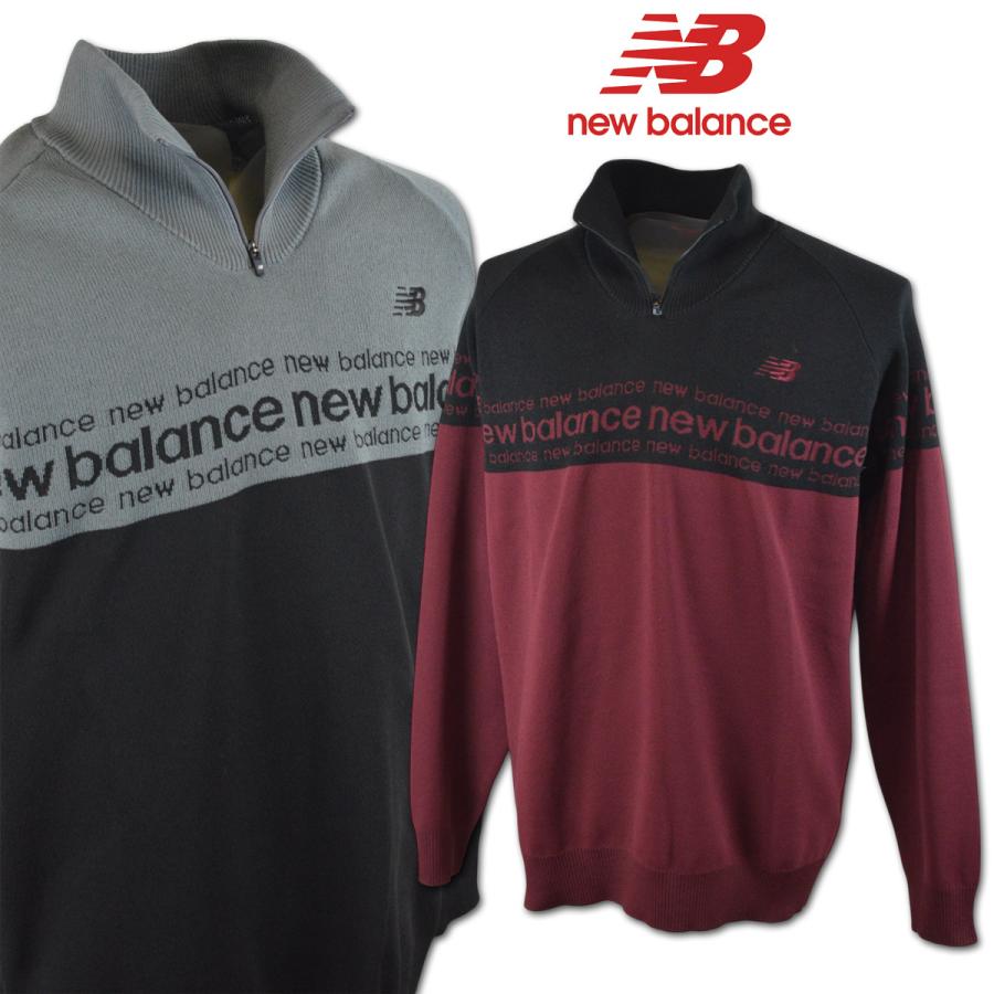 New Balance Golf ニューバランス セーター メンズ 秋冬用 黒 グレー 赤 紺 M L LL 012-4274001 : ROUND OVER - 通販 - Yahoo!ショッピング