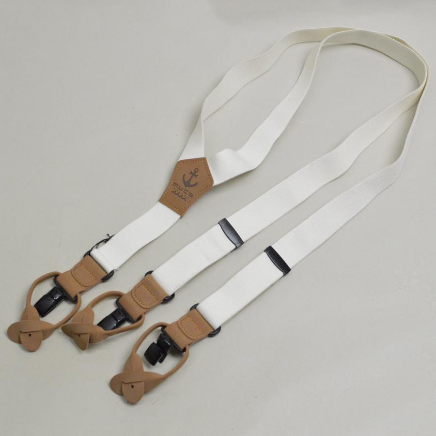 muta サスペンダー メンズ 茶 紺 白 mmsp : ROUND OVER - 通販 - Yahoo!ショッピング