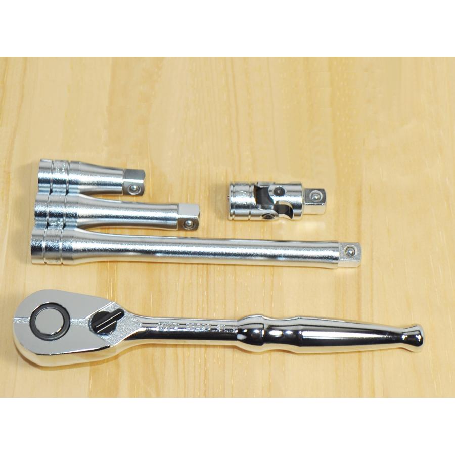 KTC 9.5 90ギア ラチェットハンドル BR390 EXTバー ユニバーサルジョイント ツールセット 工具セット : R55WORKS - 通販 - Yahoo!ショッピング