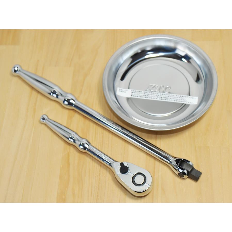 KTC 9.5sq 90ギア ラチェットハンドル BR390 スピンナハンドル パーツトレイ BS3E YKPT-RM マグネット : R55WORKS - 通販 - Yahoo!ショッピング