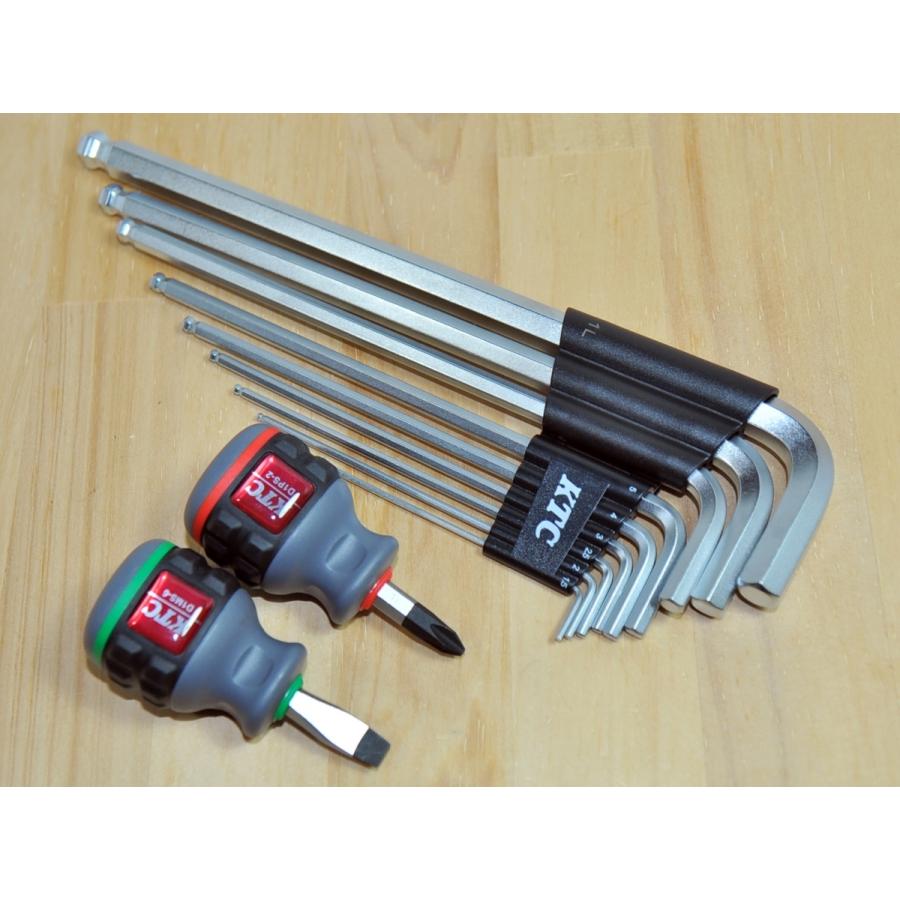 KTC ボールポイント六角棒レンチ HL259SP＋スタッビドライバー : R55WORKS - 通販 - Yahoo!ショッピング