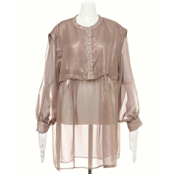 INGNI シャイニーシアーサイドドロストチュニック チュニック ブラウス シアー素材 チュニック丈 レディーストップス 透け感 イング :chu016:ROVEL - 通販 - Yahoo ...