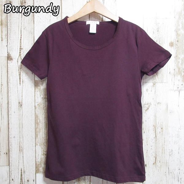 Tシャツ レディース S M L XL XXL コットン100％ 綿100％ 無地 半袖 シンプル ピンク バーガンディ 送料無料 : ROVEL - 通販 - Yahoo!ショッピング