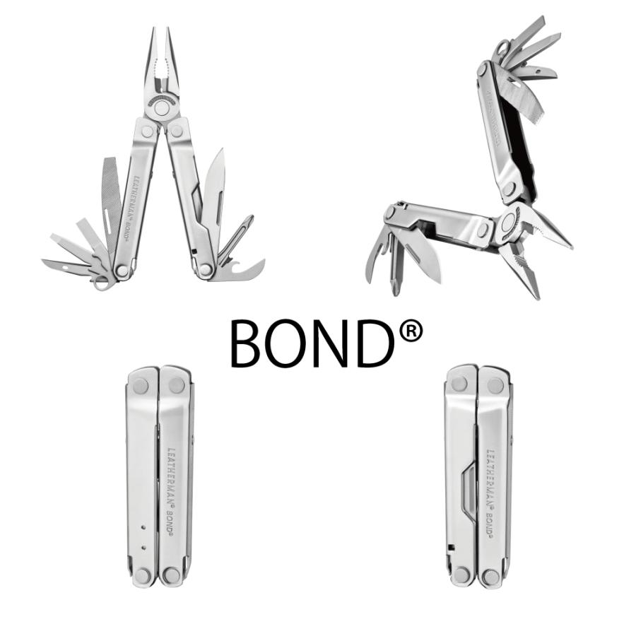 レザーマン BOND ボンド マルチツール シルバー 14機能 ケース ロイヤルブリーズ パラコード ブレスレット 付き : bond-p ...