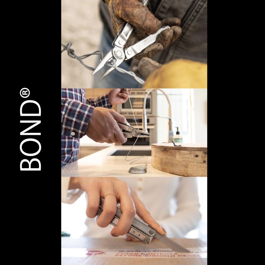 レザーマン BOND ボンド マルチツール シルバー 14機能 ケース ロイヤルブリーズ パラコード ブレスレット 付き : bond-p ...