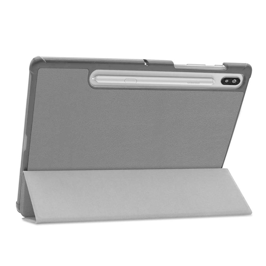 Galaxy Tab S5e / S6 T860/ SM-T865 10.5 三つ折カバー 薄型スタンド機能 高品質PUレザー 超軽量 ...