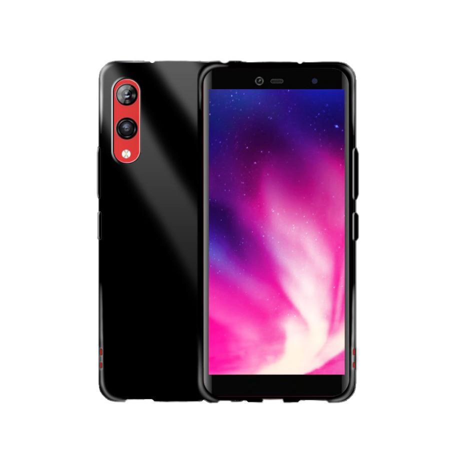 Rakuten Hand専用ソフトケース TPUケース カバー 耐衝撃 クリアー ブラック 超薄型 背面カバー 超軽量 楽天モバイル ラクテン ...