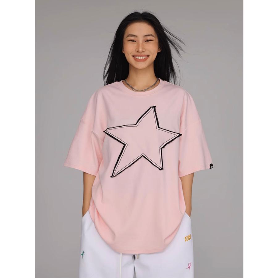 Royal Dance（ロイヤルダンス） 【CBX LAB】トップス tシャツ 半袖 レディース ダンス 星柄 フィットネス スポーツウェア ...